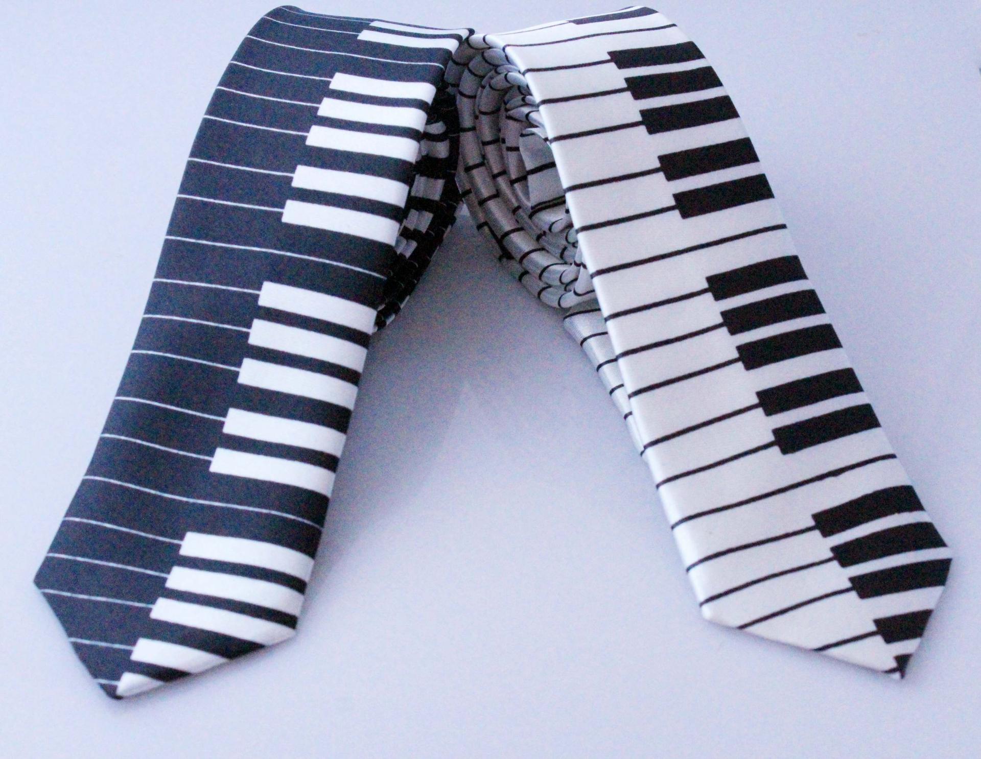 Piano Notes Tie - 2 Designs | Music Jewellery Online