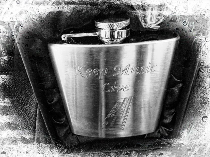Music Hip Flask With Choice Of Instrument & Slogan. | Music Jewellery ...